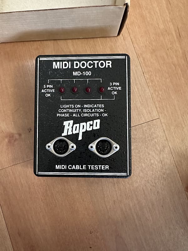 RapCo MD-100 Midi Cable Tester - Midi Doctor | Reverb