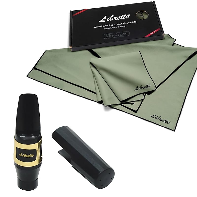 Tenor Saxophone Mouthpiece Kit + Microfiber Polish Cloth For | Reverb