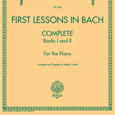 First Lessons In Bach Complete Piano Collection | Reverb