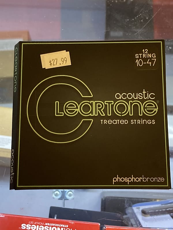 Cleartone Acoustic treated strings (12) string set 10-47 | Reverb