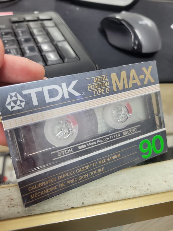 TDK MA-X 90 Type IV (Open Box of 7, Wrapped Tapes) | Reverb