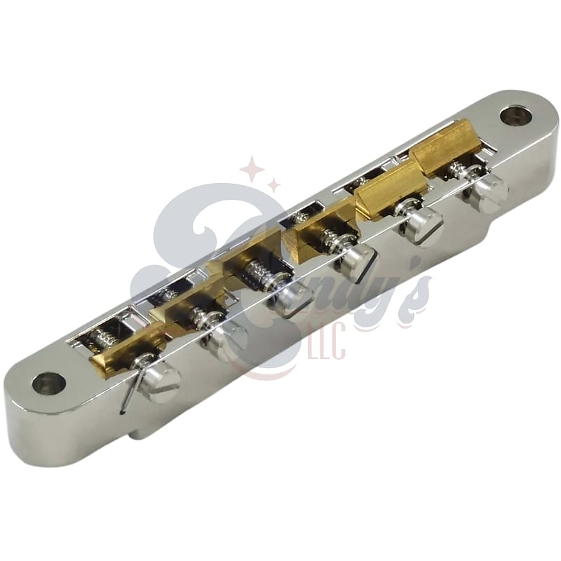 Advanced Plating Inc (API) ABR-1 Bridge w/ Raw Brass Saddles | Reverb