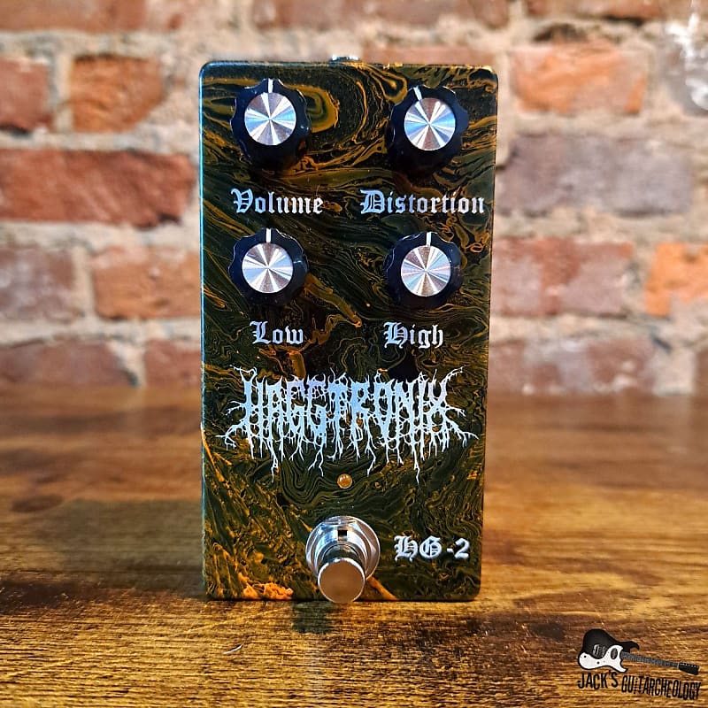 Haggtronix HG-2 Chainsaw Distortion V2 (Black/Bleach) *NEW* | Reverb