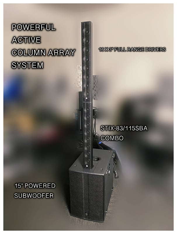 STIX POWERED COLUMN ARRAY SYSTEM | Reverb