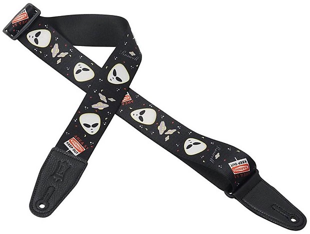 Levy's MP-EBE 2" Polyester Guitar/Bass Strap - Space Aliens - | Reverb