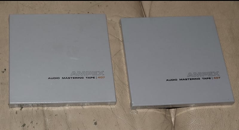 Ampex Audio Mastering Tape 407 Sealed (X2) | Reverb