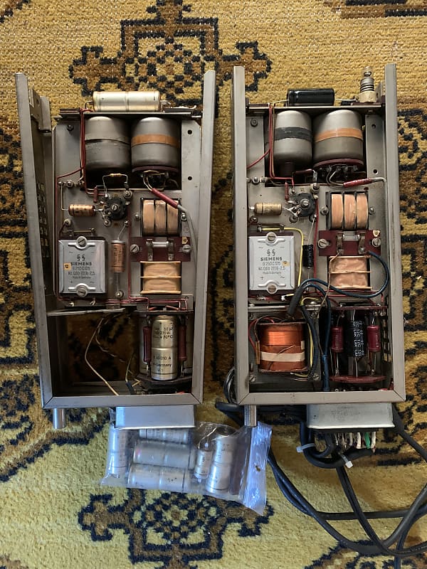 Telefunken V72A Vintage Tube Amplifier Pair | Reverb