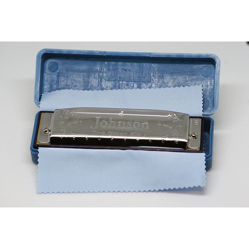 Johnson Blues King Harmonica, Key of E | Reverb