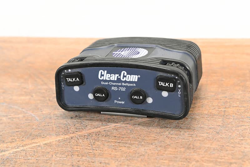 Clear-Com RS-702 Two-Channel Intercom Belt Pack CG007B4 | Reverb