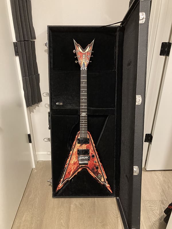 Dean Razorback V 255 Explosion Guitar with Upgrades and HSC! | Reverb