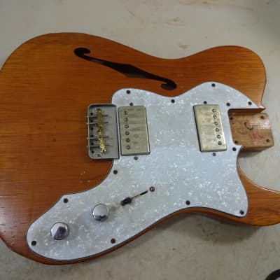 Fender telecaster Thinline 1968 - Mahogany body loaded | Reverb