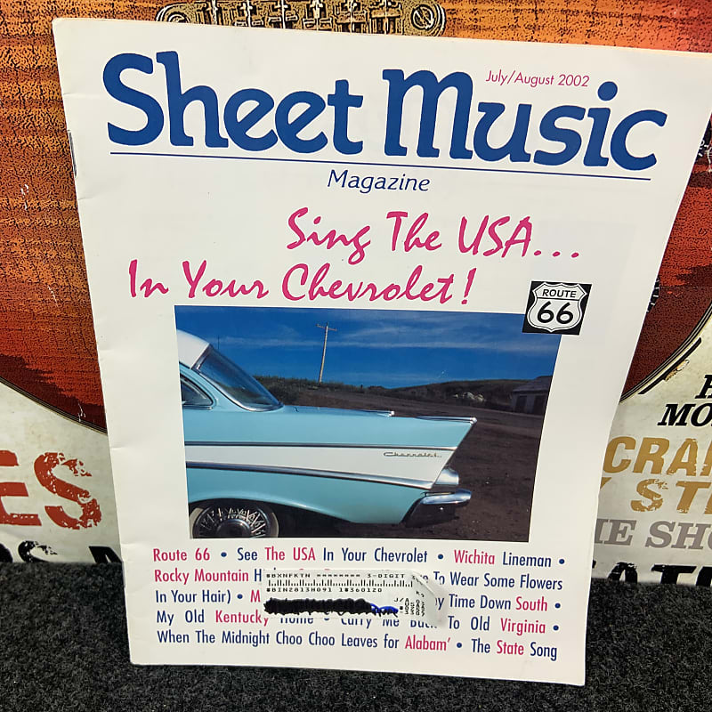 Sheet Music Magazine July/August 2002 Issue | Reverb