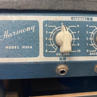 Harmony H306 1960s Gray | Reverb