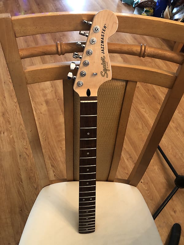 Fender Squire Jazzmaster 2022 crowned/polished frets | Reverb