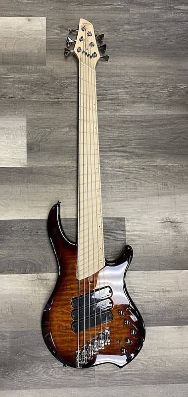 Dingwall Combustion 6-Str. Bass - Maple FB - Vintageburst | Reverb