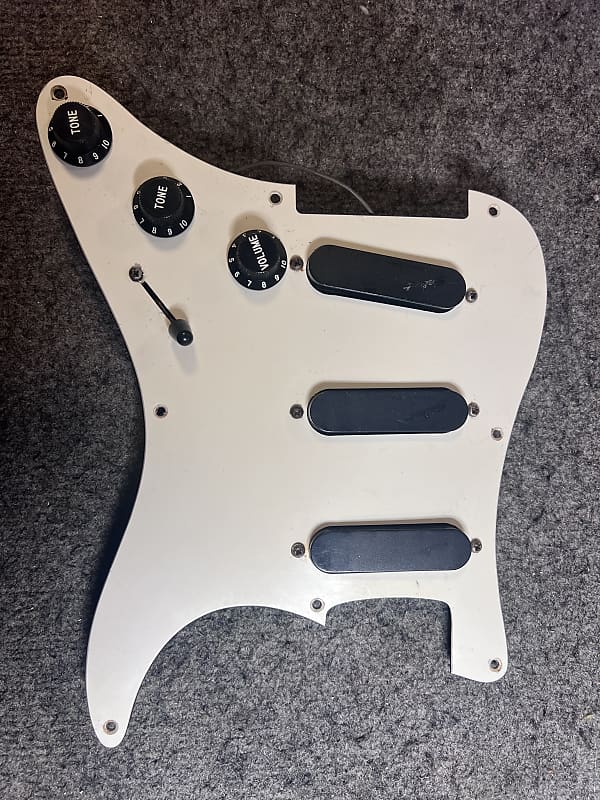EMG Loaded Stratocaster Pickguard - White | Reverb