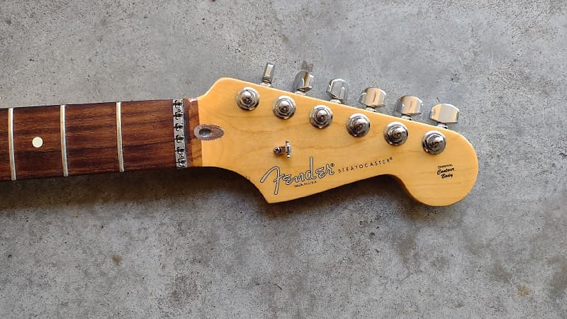 2013 Fender Stratocaster Neck- Maple-Rosewood w/Tuners & LSR | Reverb