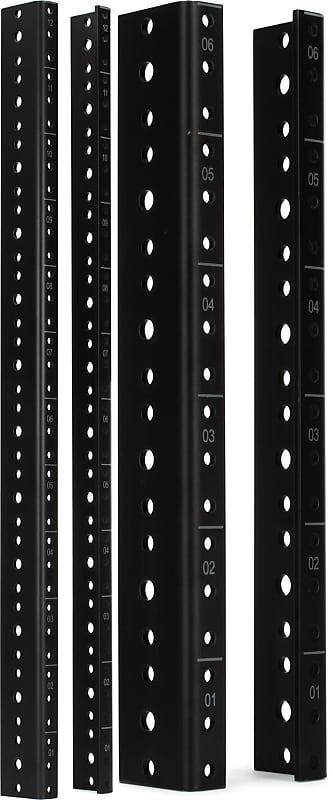 Gator GRW-RACKRAIL-12U Rack Rails - 12U Pair Bundle with | Reverb