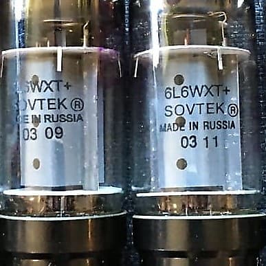 Sovtek 6l6wxt Pair. | Reverb