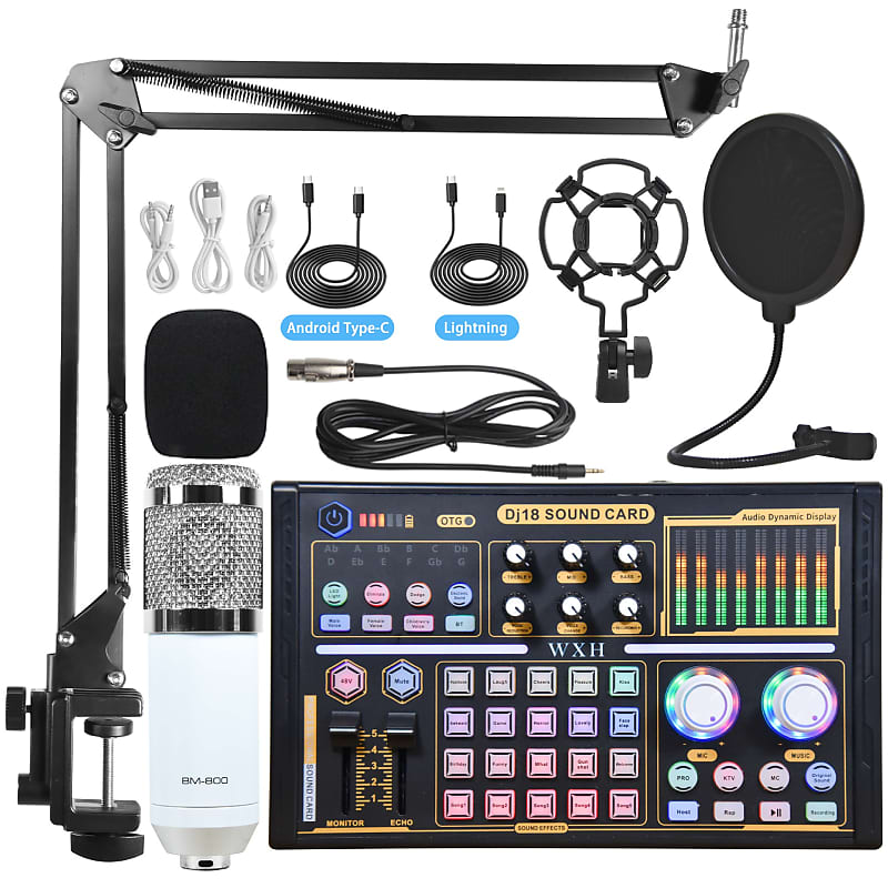 Usb Sound Card Microphone Mixer Multi-Channel Audio Amplifier | Reverb