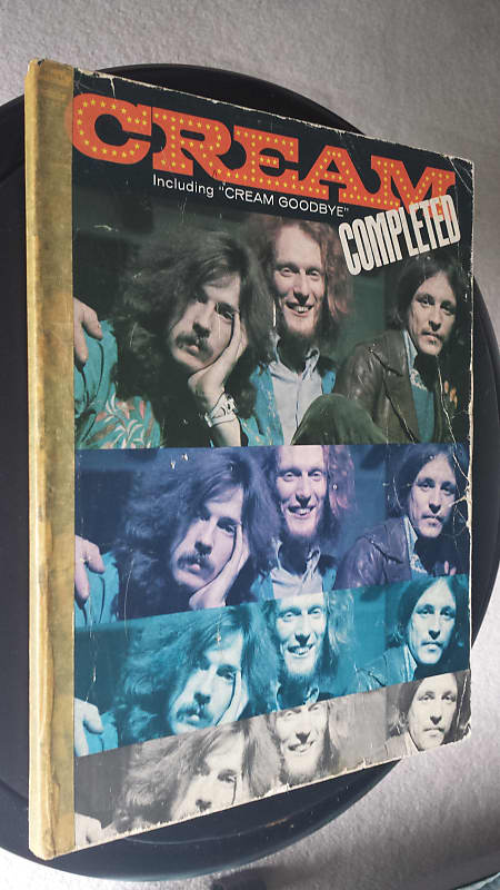 CREAM Band Hansen song book Cream Completed 1970 Good | Reverb
