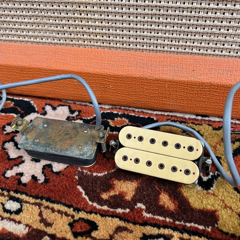2x Pair Vintage 1970s DiMarzio Super Distortion Square Tab | Reverb