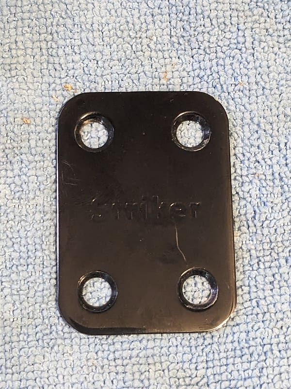 Kramer Striker Neck Plate 80's - Black | Reverb
