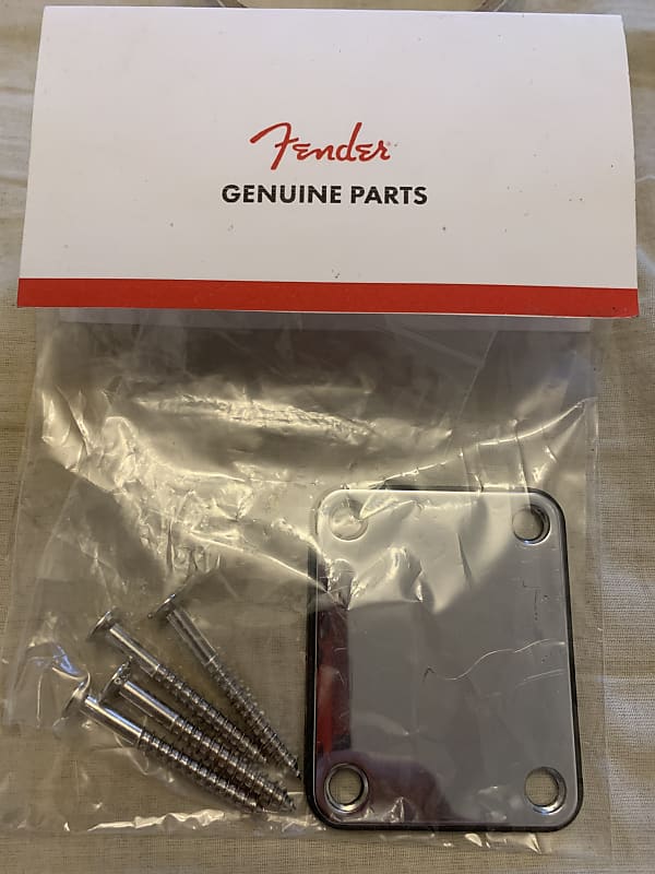 Fender Telecaster neck plate 1950s - Chrome | Reverb Australia