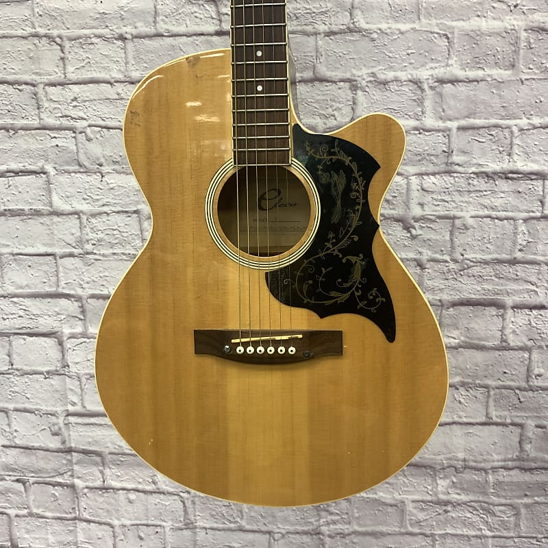 Eleca Cutaway Acoustic Electric Guitar | Reverb