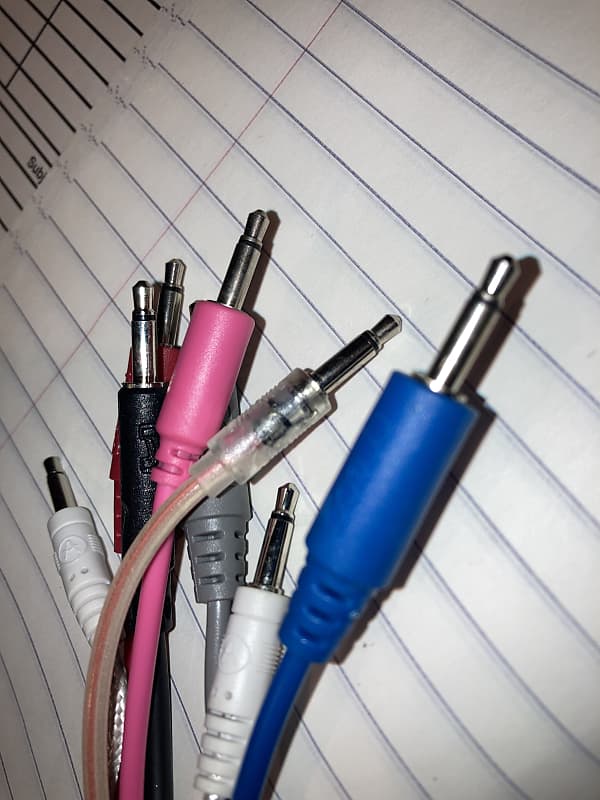 22 patch cables 1/8” male plugs 3.5 modular | Reverb