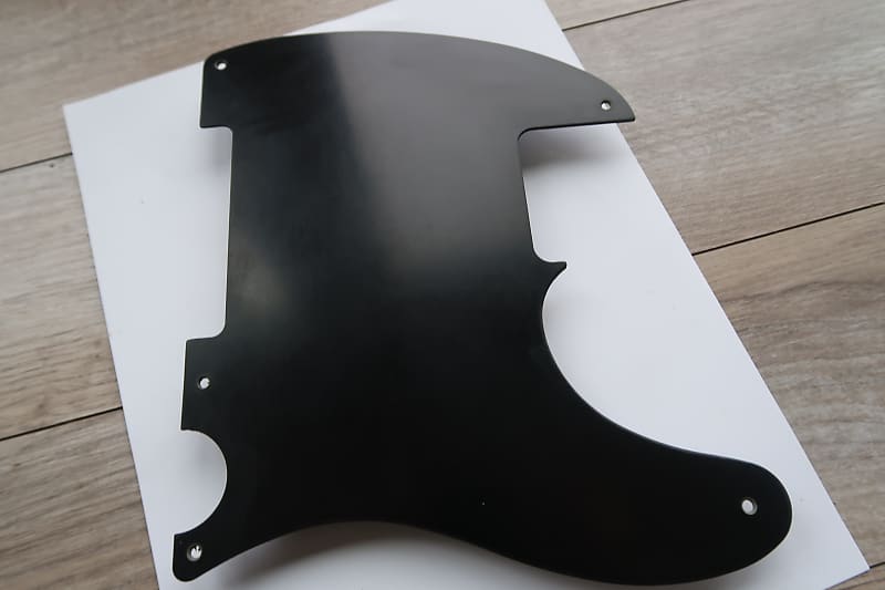 52 Fender Esquire 5 hole Black Bakelite Pickguard USA tele 54 | Reverb