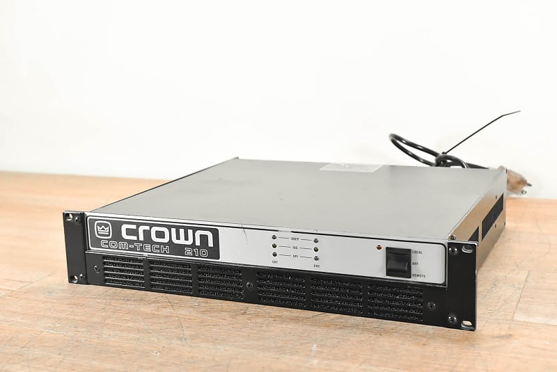 Crown Com-Tech 210 2-Channel Power Amplifier CG0055G | Reverb UK