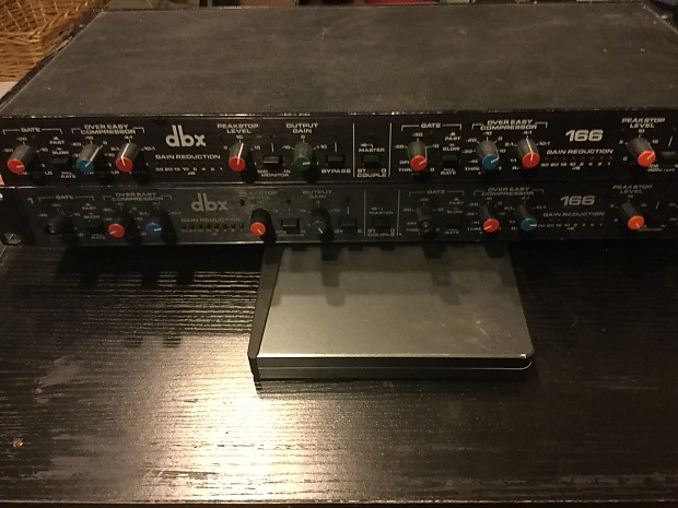 2 Vintage American Made Dbx 166 Compressor Limiters | Reverb