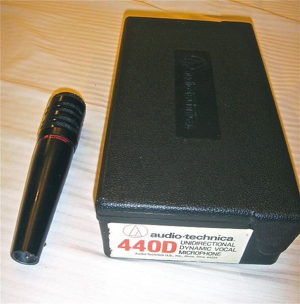 Audio Technica 440D Unidirectional Cardioid MICROPHONE Very | Reverb