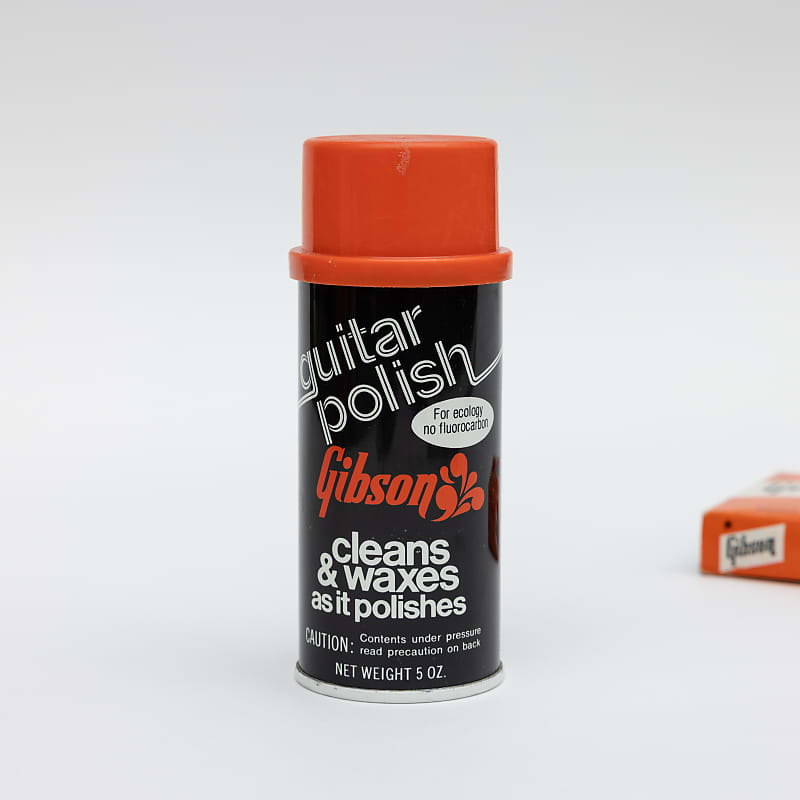 Gibson Polish Spray Can Black - 1970s | Reverb