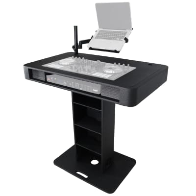 ProX XZF-DJCT-BL-CASE Black DJ Control Tower Stand with Prime | Reverb
