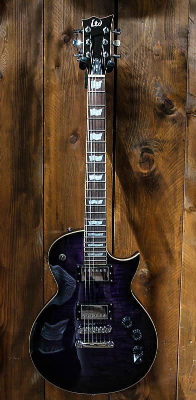 LTD EC256-Violet transparent flammé | Reverb