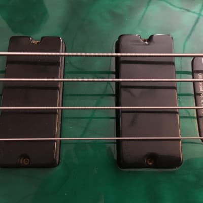 1992 Modulus Quantum 4 Graphite Neck Emerald Green | Reverb