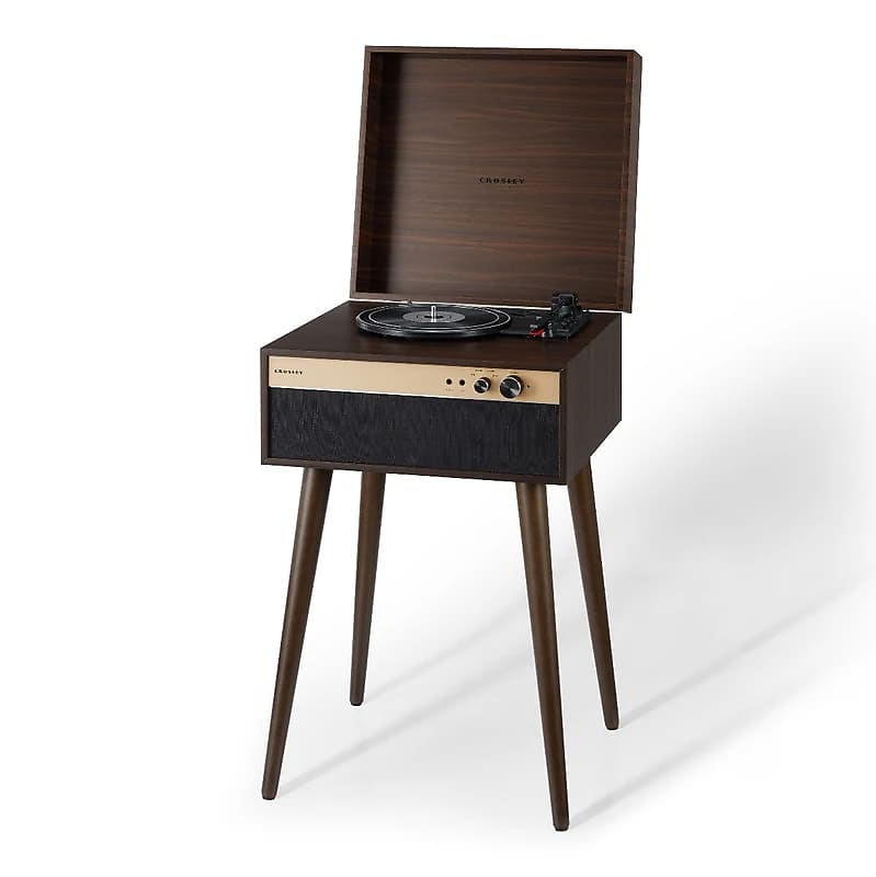 Mint Crosley Jasper 3-Speed Turntable W/ Bluetooth - Walnut | Reverb