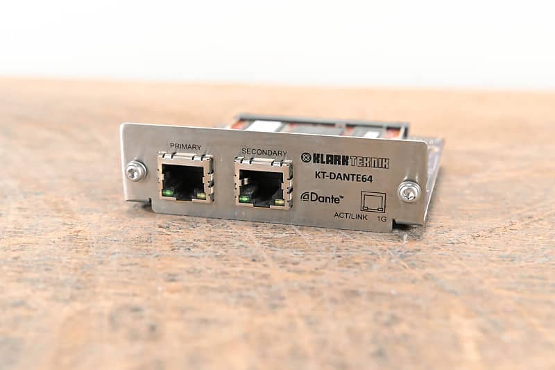 Klark Teknik KT-DANTE64 Audinate Dante Network Module CG01GP2 | Reverb