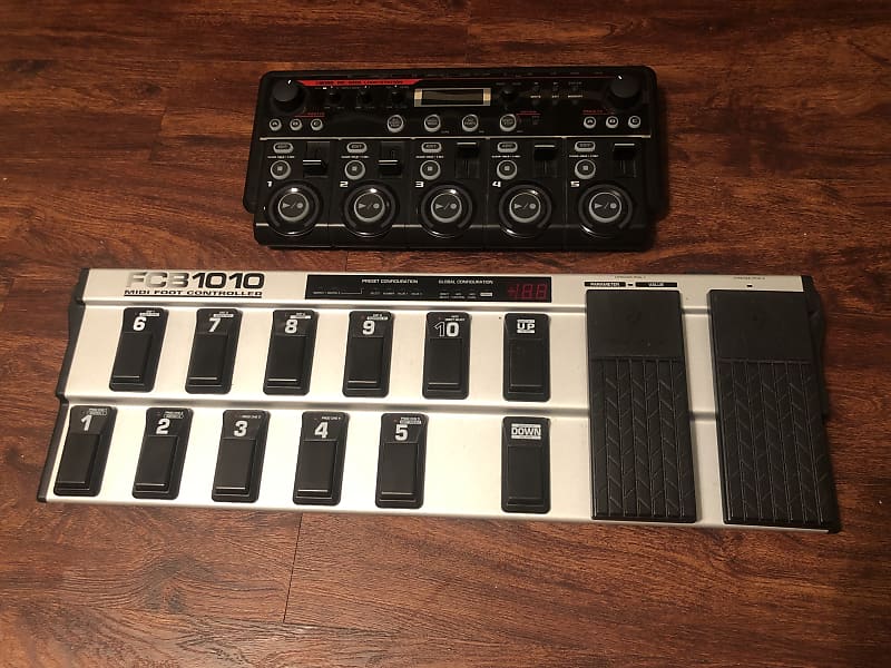 Boss RC-505 Loop Station & Behringer FCB 1010 with custom | Reverb