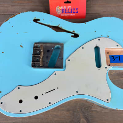 Real Life Relics Nitro 69 Thinline Tele® Telecaster® Body | Reverb