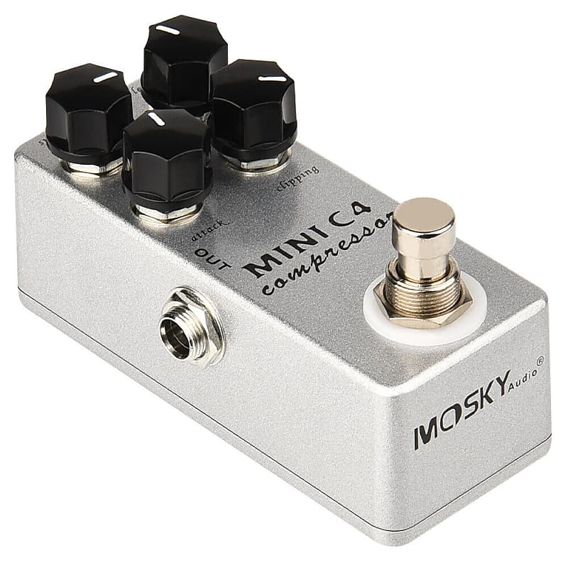 MOSKY Guitar Compressor Effect Pedal True Bypass Rotate | Reverb
