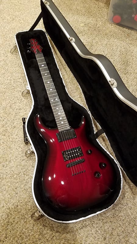2013 Carvin CT324M Crimson Red w OHSC - CT3 - EVH Pickup | Reverb