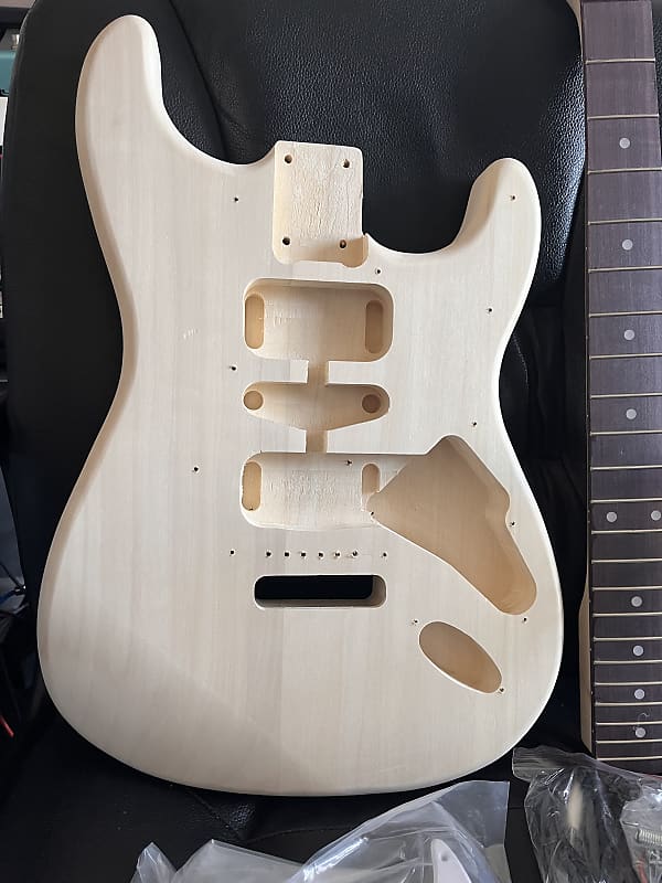 Premium Strat-Style DIY Electric Guitar Kit | Reverb