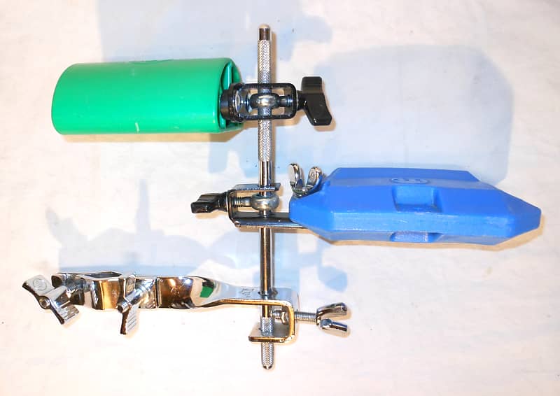 LP Latin Percussion Green Blast Block & Blue Jam Block w/LP | Reverb