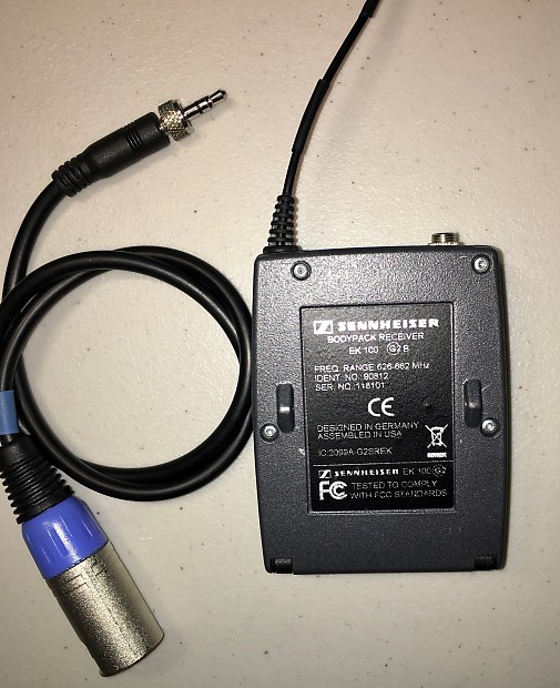 Sennheiser EK-100 G2-B portable wireless microphone receiver | Reverb