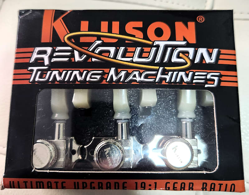 Kluson Revolution 3X3 Locking Tuners - Keystone Buttons - | Reverb