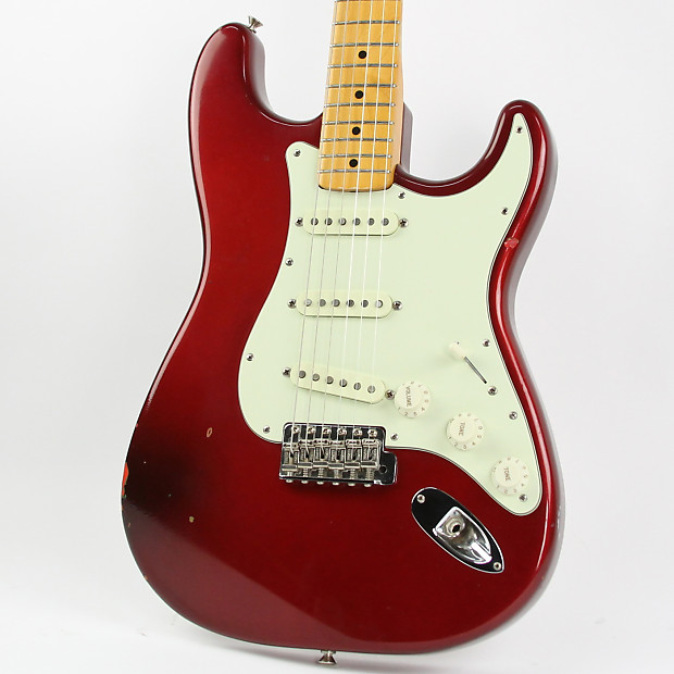 1988 Fender Corona '57 AVRI Stratocaster Candy Apple Red | Reverb UK