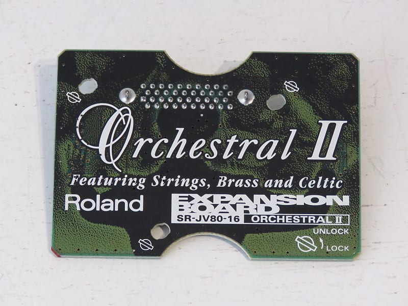 Roland Orchestral II Expansion Board SR-JV80-16 – Tested & | Reverb